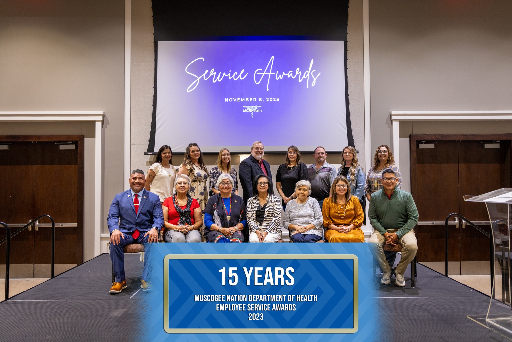 MCN Health Hosts 2023 Service Awards - Muscogee Nation Department of ...