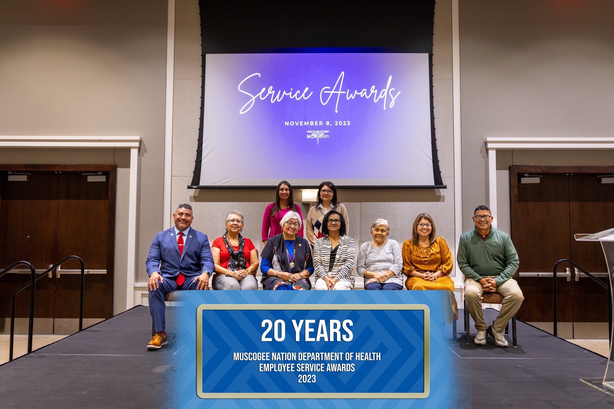 MCN Health Hosts 2023 Service Awards - Muscogee Nation Department of ...